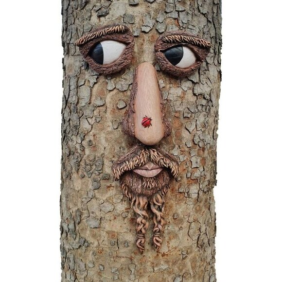 Other | Tree Faces Decor Outdoor 12 X 24 Inches Mounting Area Big Size ...